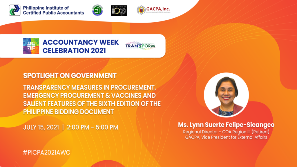 #AccountancyWeek #FilipinoAccountants #PICPA #PRBoA #ACPAPP #ACPACI # ...