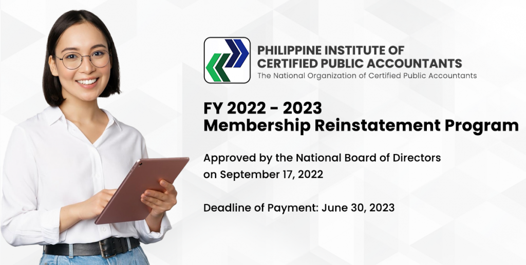 Announcement Corner – Philippine Institute of Certified Public Accountants