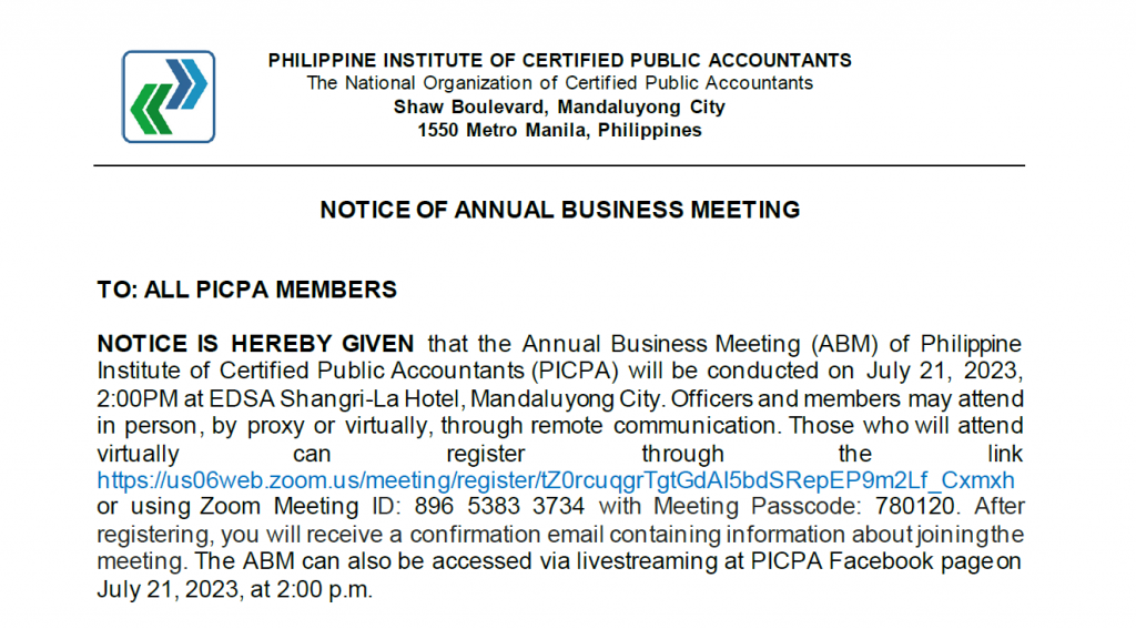 PICPA NATIONAL OFFICE, Author at Philippine Institute of Certified ...